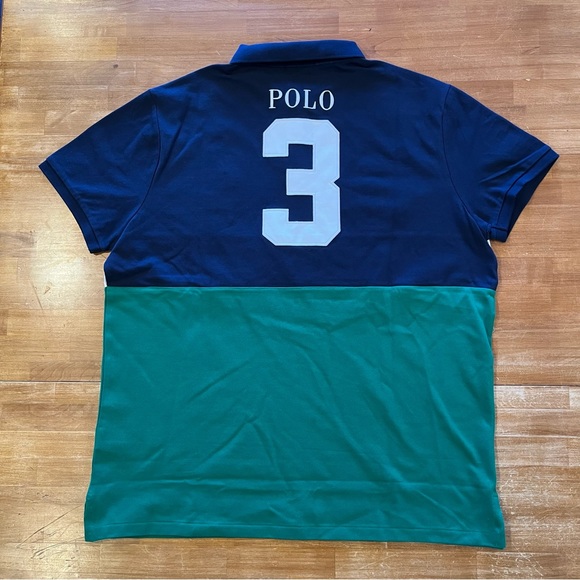 Polo Ralph Lauren | Shirts | Polo Ralph Lauren Colorblock Large Logo ...